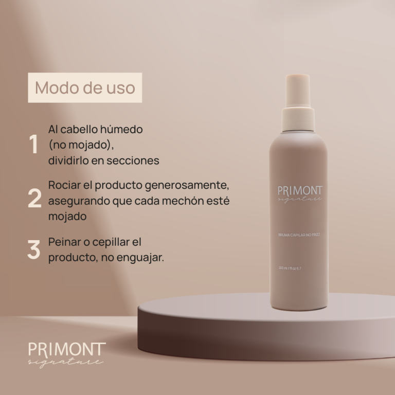 PRIMONT SIGNATURE BRUMA CAPILAR NO FRIZZ CON TRUFA NEGRA 200 ml – Primont